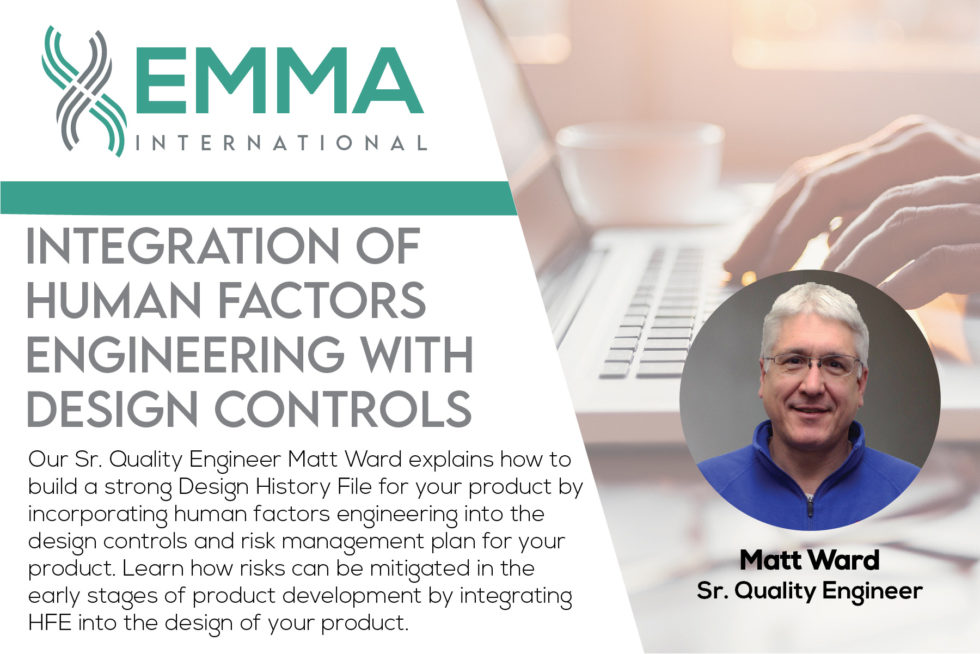 Integrating Human Factors with Design Controls