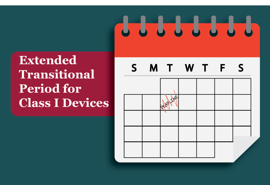 Extended transitional period for EU MDR